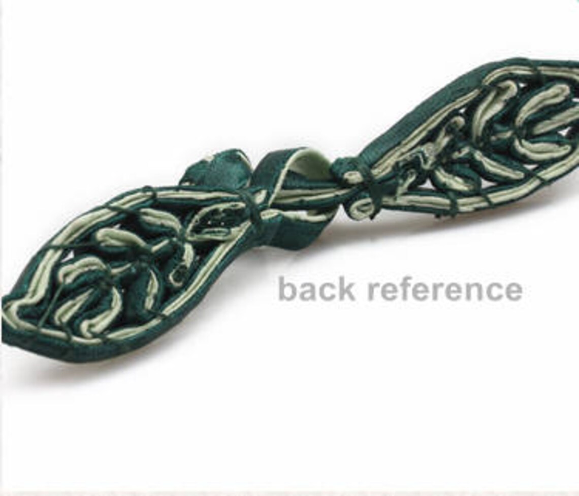 2.0x10cm Tradition Leaf Button Cloth DIY Garment Leaves | Etsy