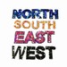 Sequins Beaded English Letters North South East West Tell Me - Etsy