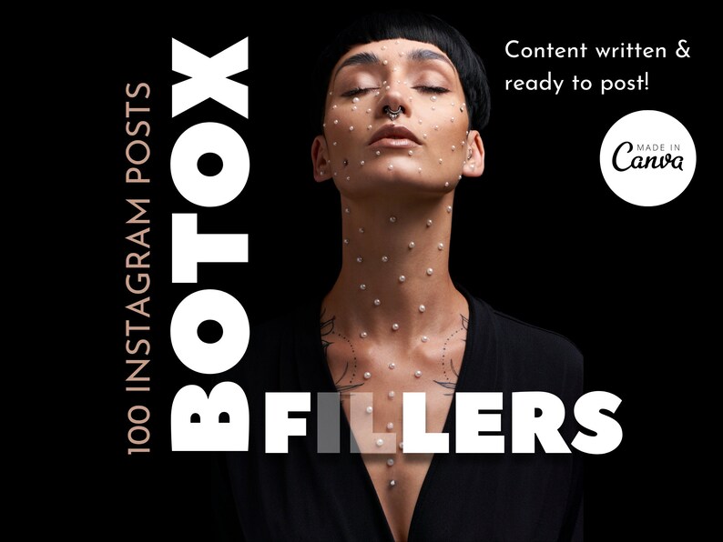 100 Botox and Filler Instagram Templates, Botox Templates, Filler ...