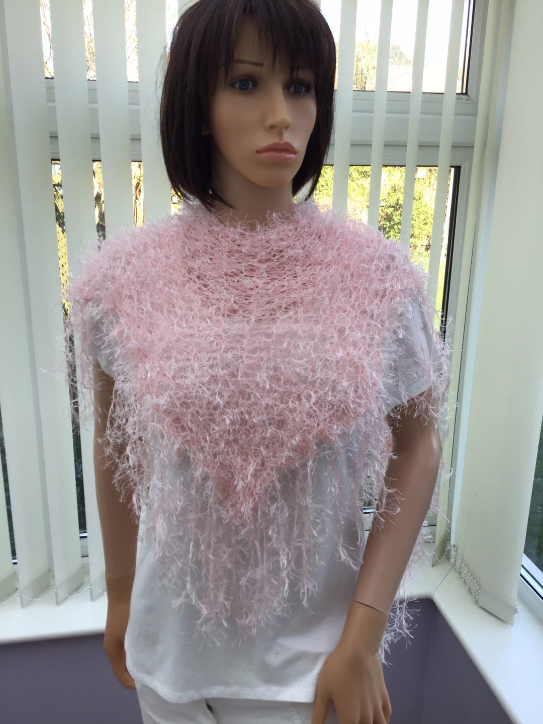 Soft, Feminine Scarf in Baby Pink, for a Smart, Stylish Look, Feminine ...
