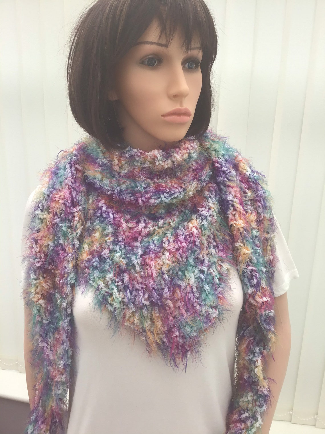 Bespoke and Unique Stunning Multicolour Shawl Thats Very - Etsy