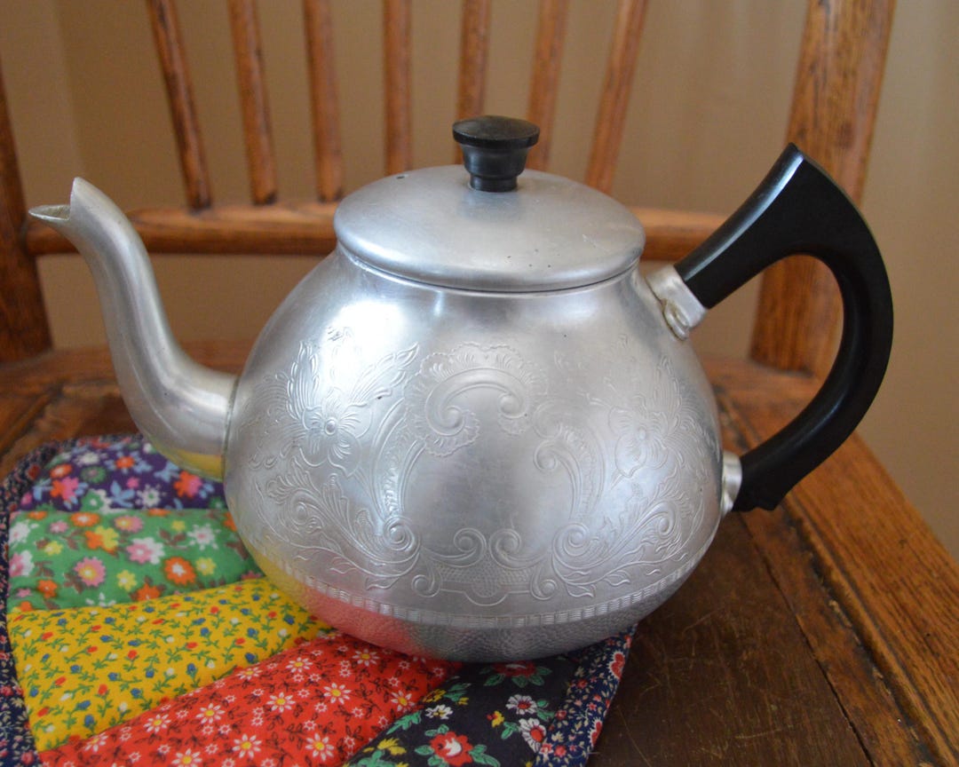 Vintage Swan Brand Teapot, the Carlton, 6 Cup (1.5L) Capacity, Aluminum ...