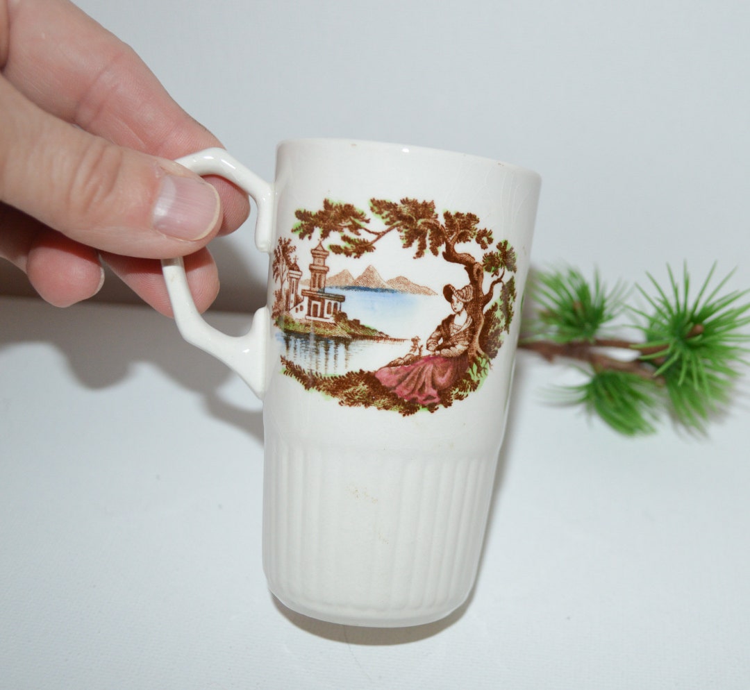 Vintage Antoinette WM Adams & Sons Mug Real English - Etsy