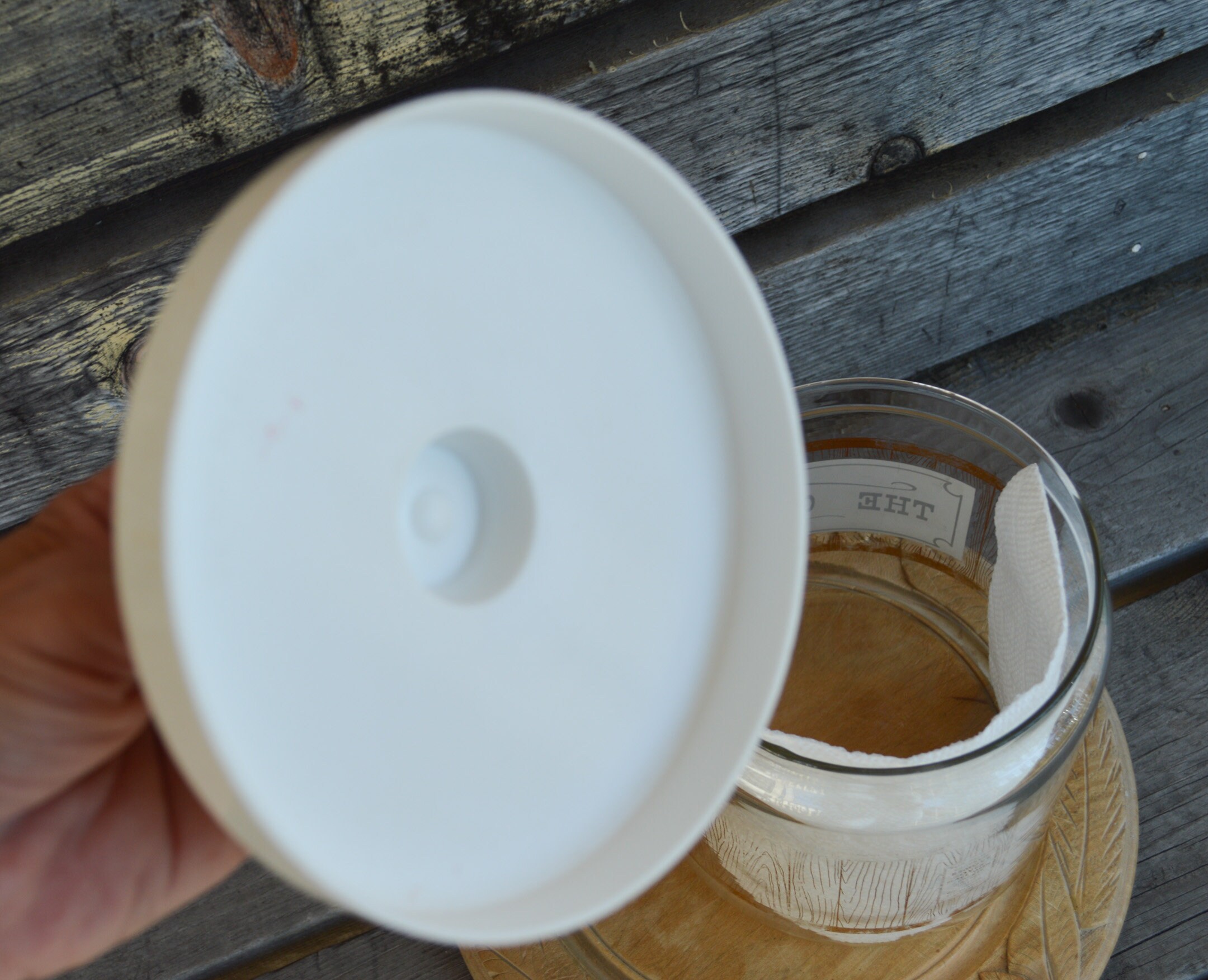 Vintage Pyrex Cracker Barrel Canister, Cookie Jar, Dog Treats Canister ...