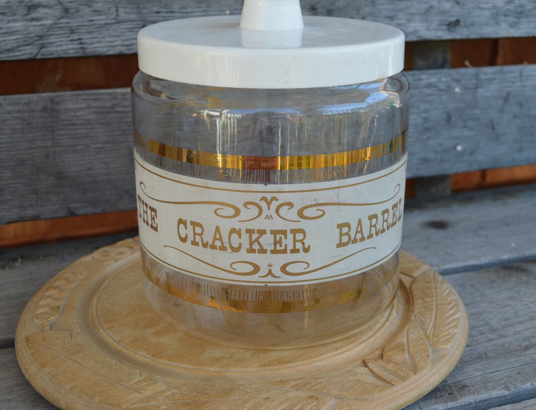 Vintage Pyrex Cracker Barrel Canister, Cookie Jar, Dog Treats Canister ...