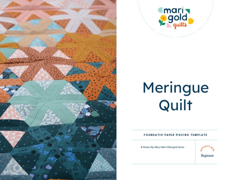 Meringue Quilt Pattern - PDF Download - Etsy