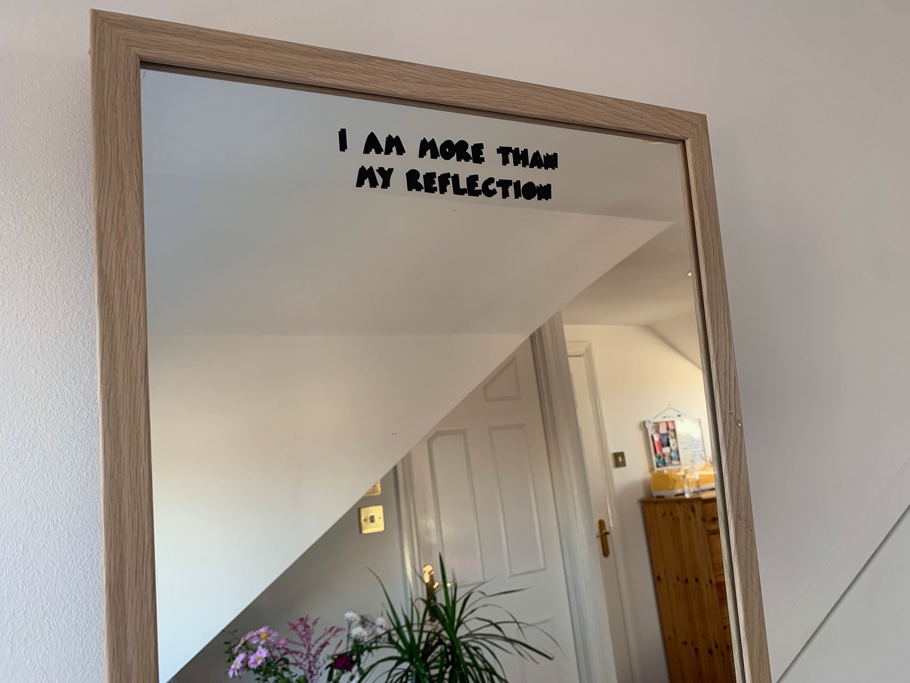 Self love mirror decal / mirror sticker / vinyl decal / | Etsy