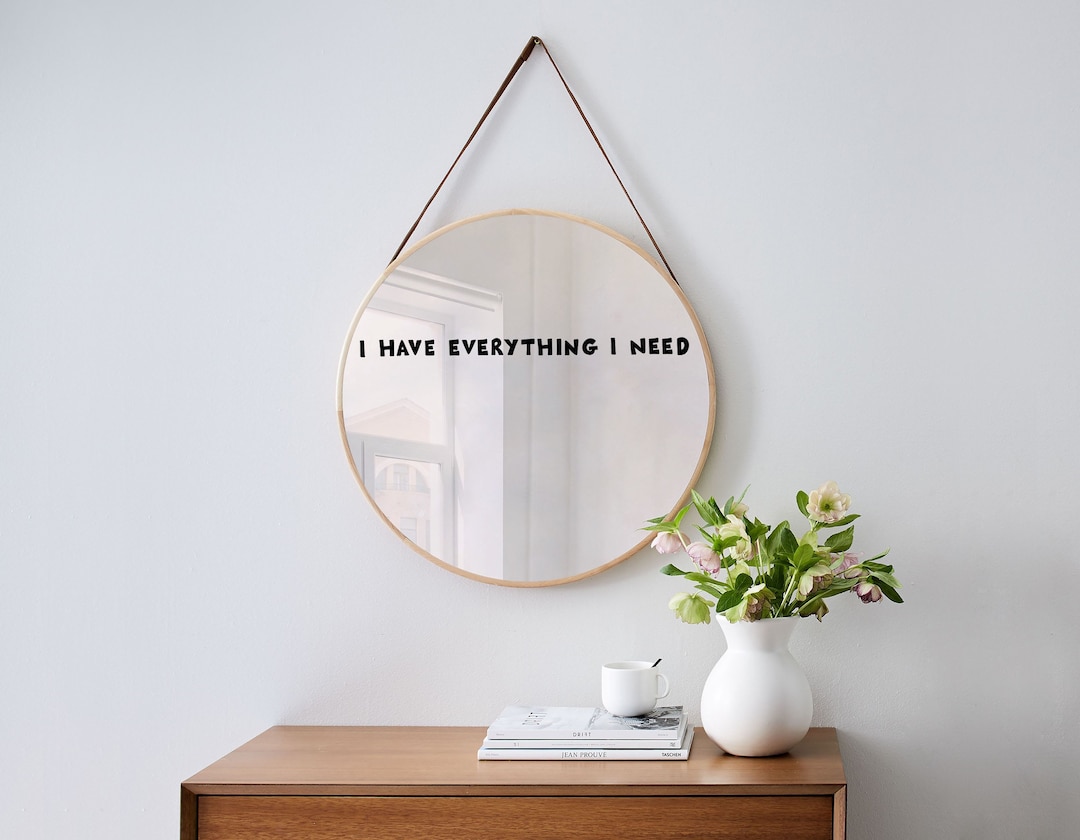 Selbstliebe Spiegel Aufkleber / positive Affirmationen / Spiegel ...