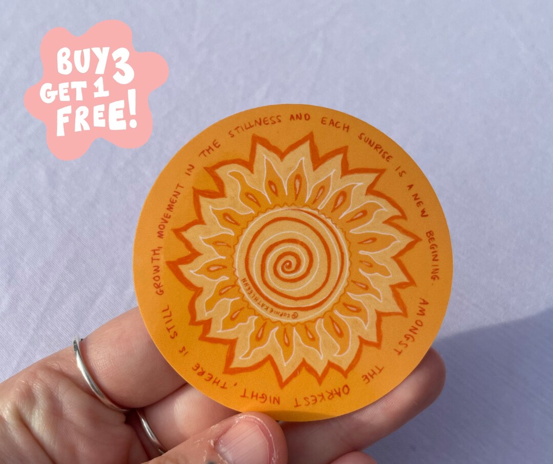 Sunshine Positive Quote Vinyl Sticker / Waterproof Stickers / Die Cut ...