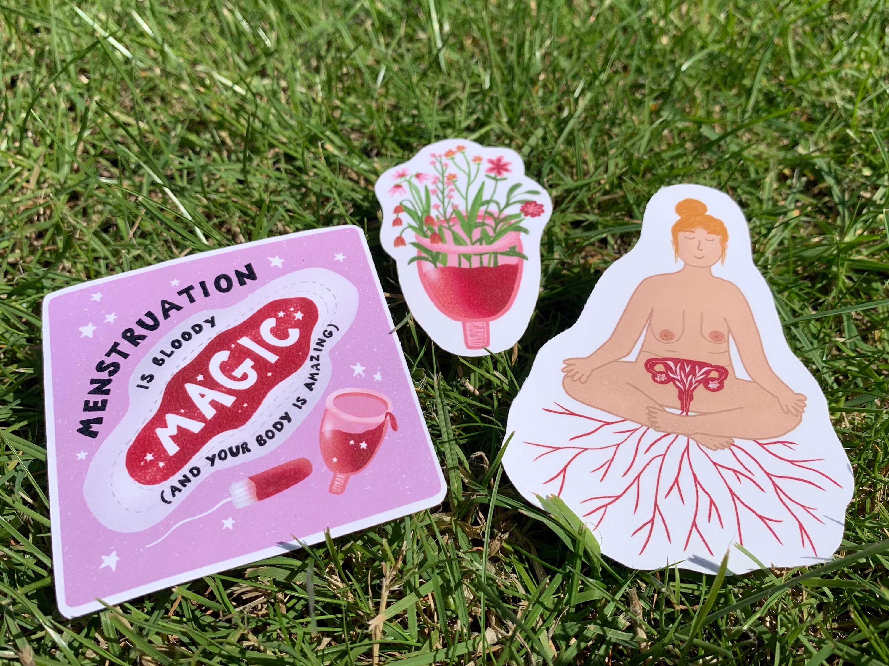 Menstrual Magic Vinyl Sticker / Period Positive / Menstrual Magic ...