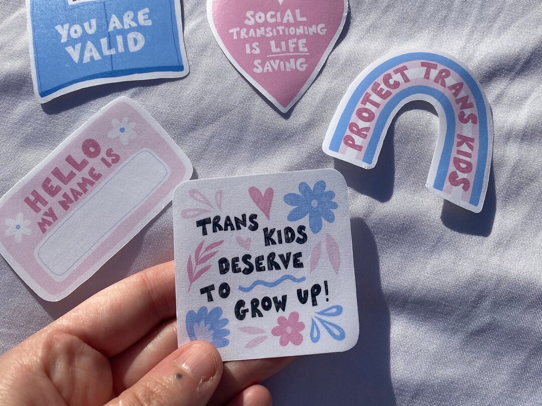 Trans Rights Charity Sticker Pack / Waterproof Stickers / Vinyl ...