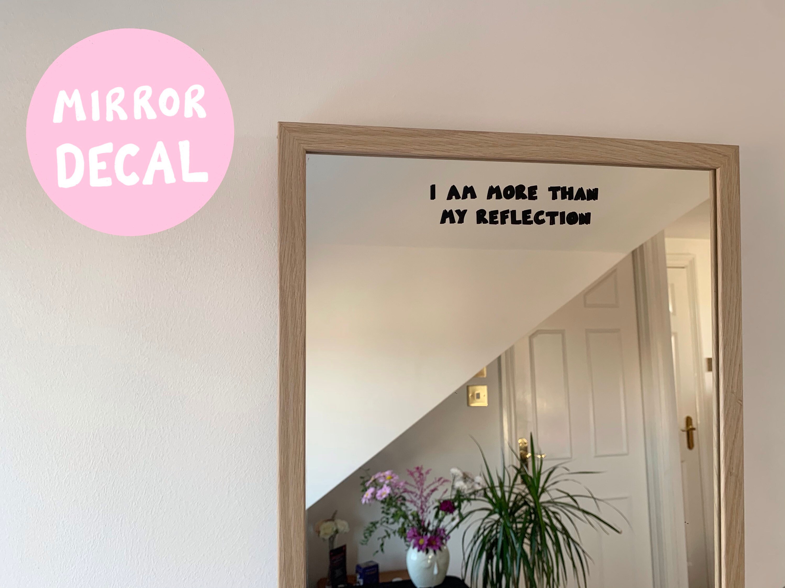 Self Love Mirror Decal / Mirror Sticker / Vinyl Decal / | Etsy