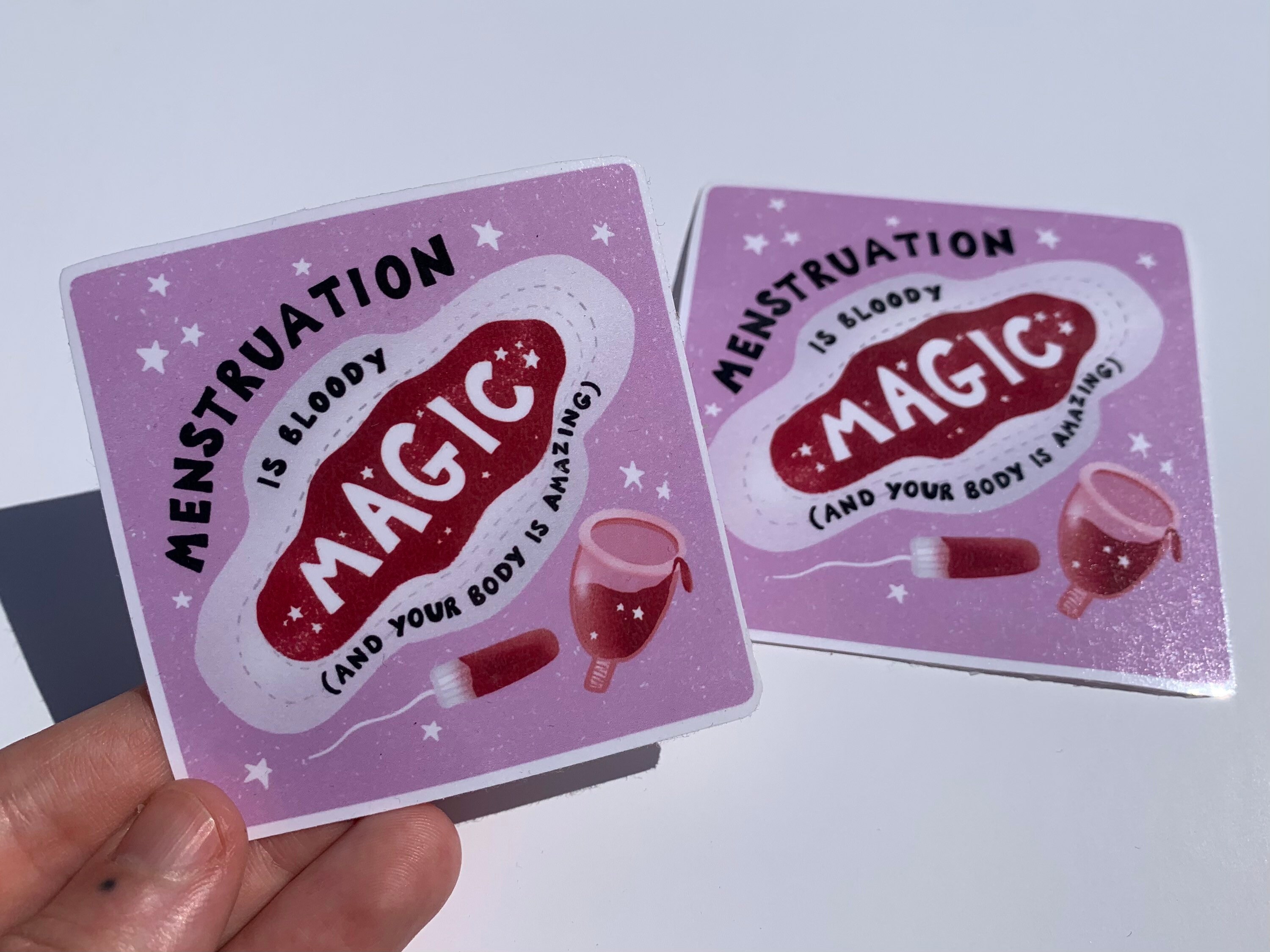 Menstrual Magic Vinyl Sticker / Period Positive / Menstrual Magic ...