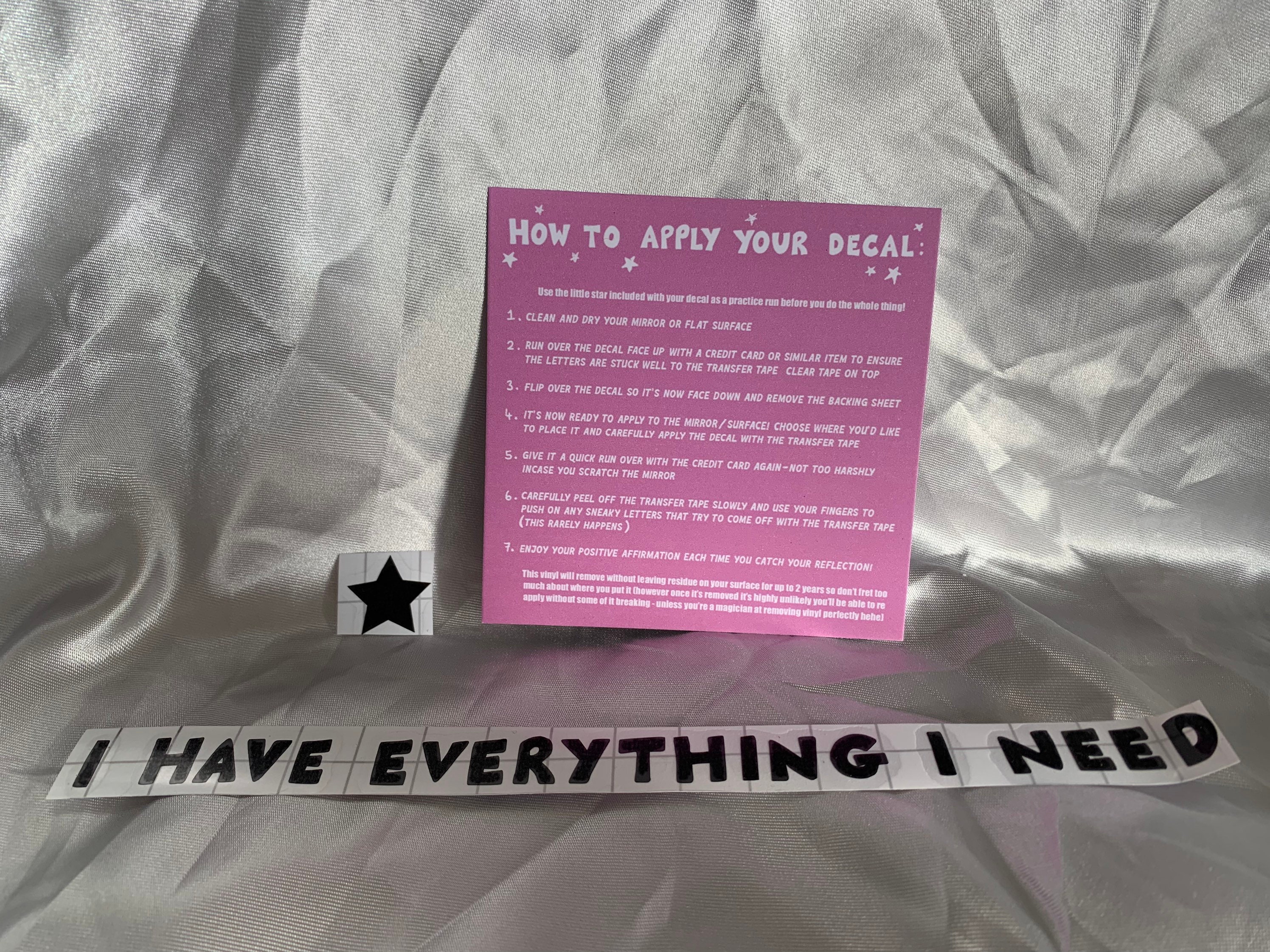 Self Love Mirror Decal: Positive Affirmation Sticker - Etsy