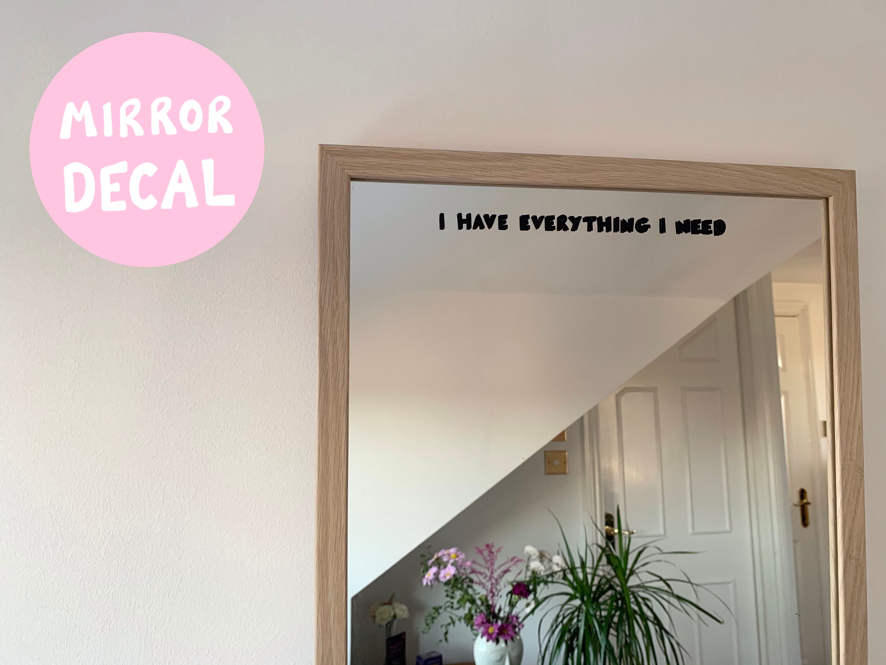 Self Love Mirror Decal / Positive Affirmations / Mirror | Etsy