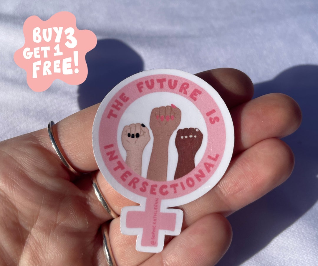 The Future is Intersectional Vinyl Sticker / Feminist Sticker ...