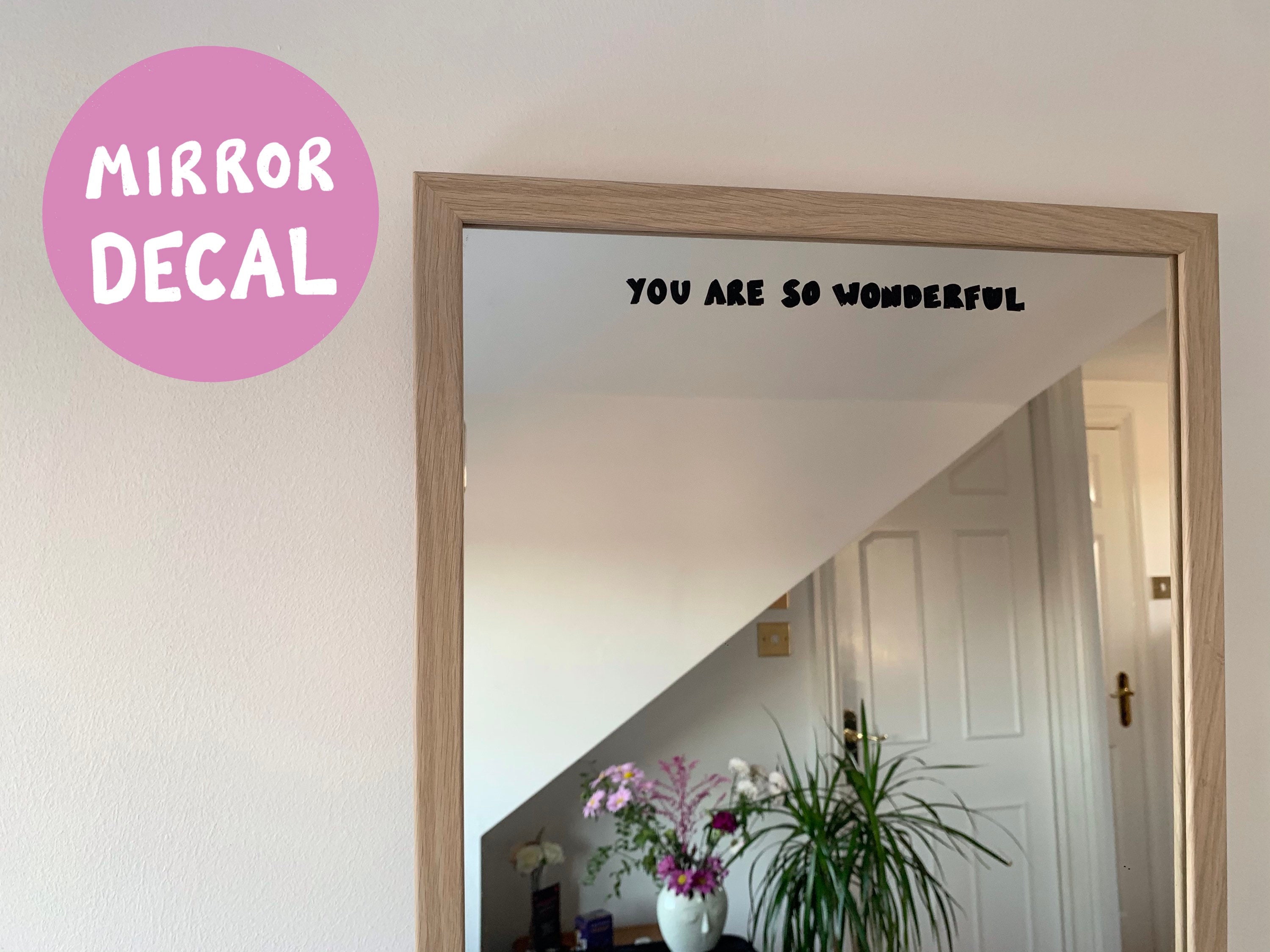 Self Love Mirror Decal / Positive Affirmations / Mirror Sticker / Vinyl ...