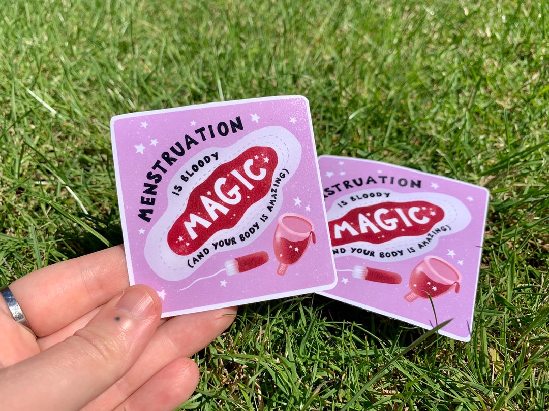Menstrual Magic Vinyl Sticker / Period Positive / Menstrual Magic ...