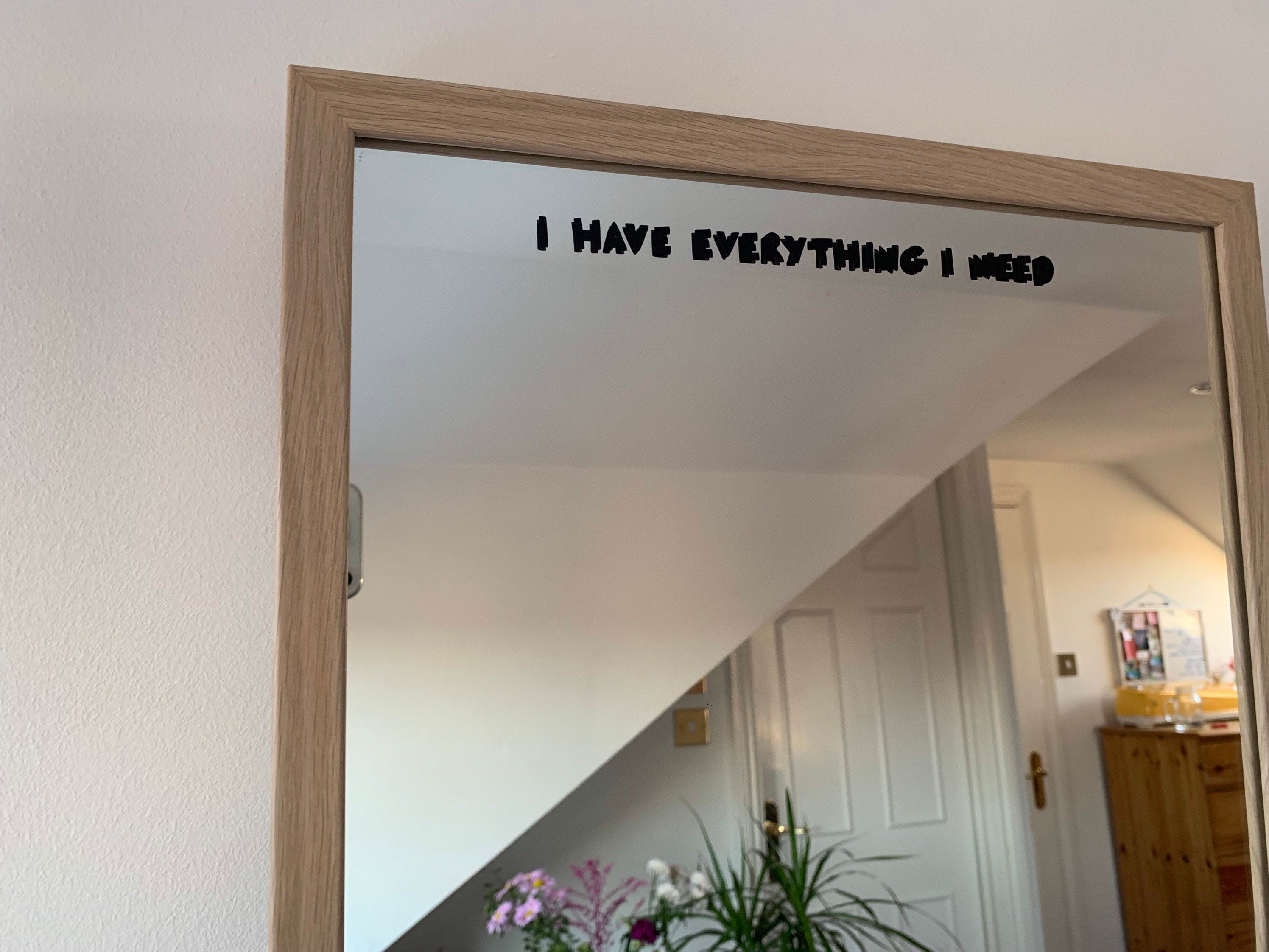 Self love mirror decal / positive affirmations / mirror | Etsy