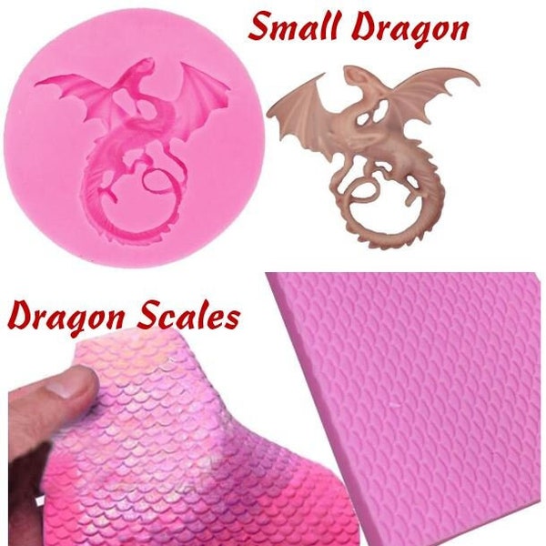 Small Dragon Resin Mold - Etsy