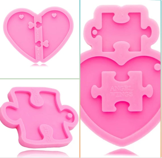AUTISM AWARENESS PUZZLE Molds Shiny Silicone / 2-part - Etsy