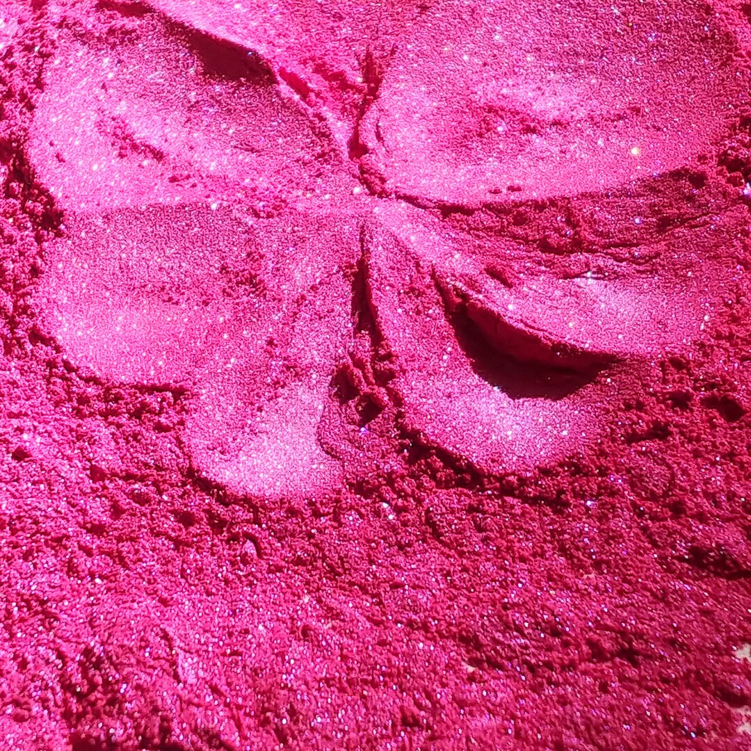 CAN-CAN Pigmented Mica Powder - Magenta Pink Shimmer Powder / Nail Art ...