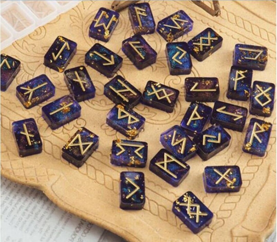 Ancient Rune Symbols Mold Set - Clear Shiny Silicone / 3 Types / DIY ...