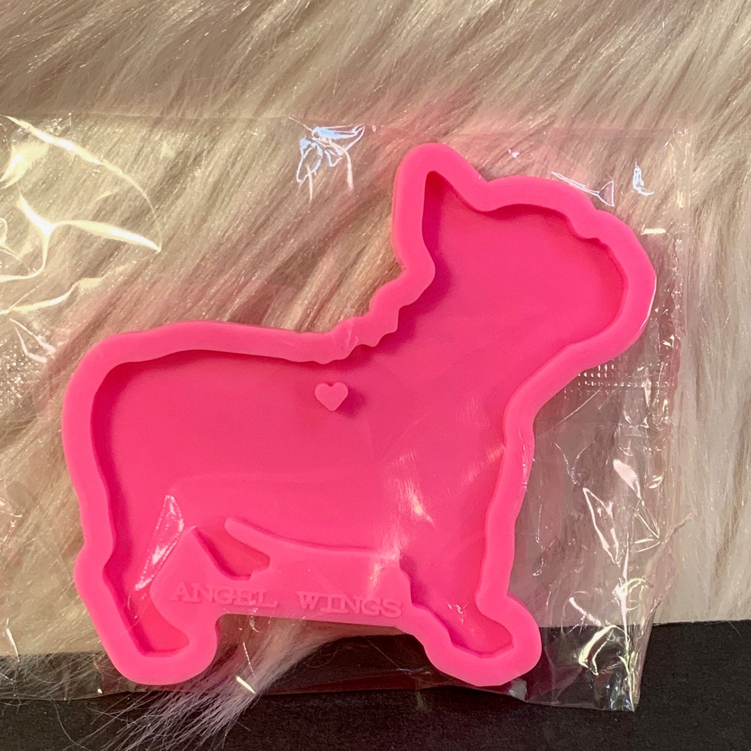 FRENCH BULLDOG Mold - Shiny Silicone / Frenchie Dog / Mementos / Key ...
