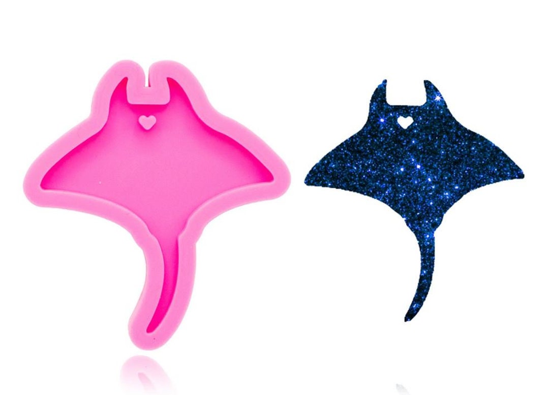 Stingray Mold - Shiny Silicone / Ocean Salt Life / Sting Ray / Manta ...