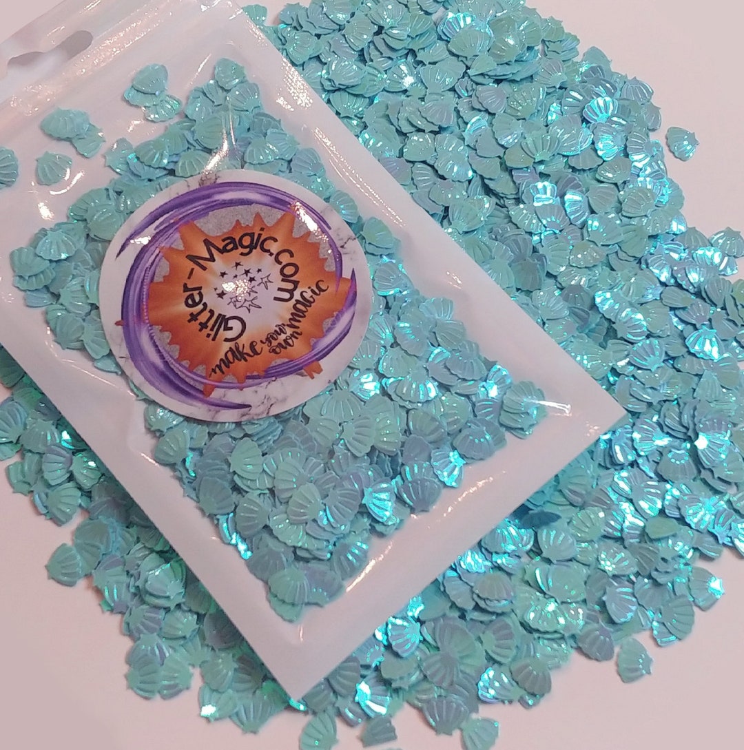 NEW MOON RIVER Sea Shell Glitter / 3D Sculpted Sequin Shapes ...
