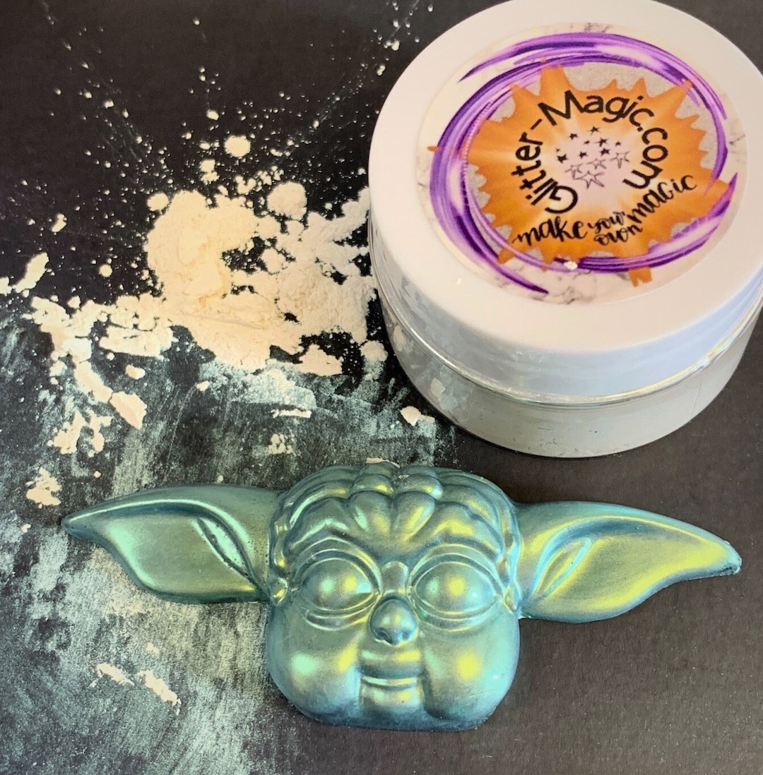 New! INTERFERENCE PEARL MICA Green - Shimmer Powder / 1/2 Oz Jar ...