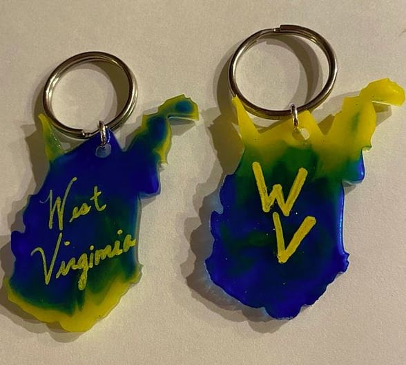 STATE of WEST VIRGINIA Mold Shiny Silicone Molds / D I Y | Etsy