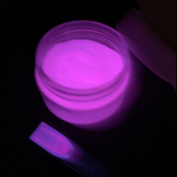 PINK to HOT PINK Glow-in-the-dark Pigment Powder / Resin Craft - Etsy