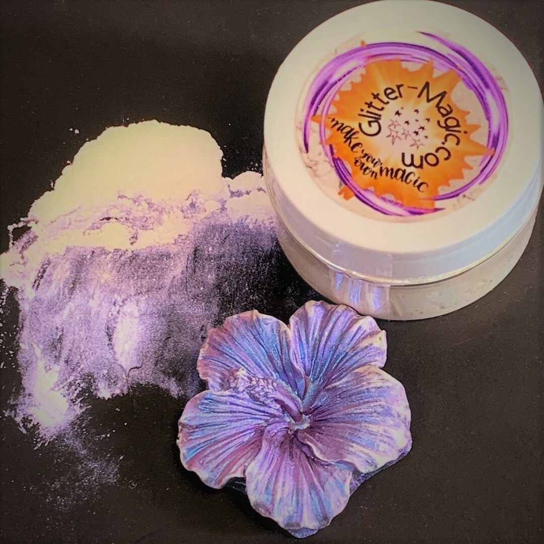 INTERFERENCE PEARL MICA Powder - Chameleon Violet Blue Shimmer / 1/2 Oz ...