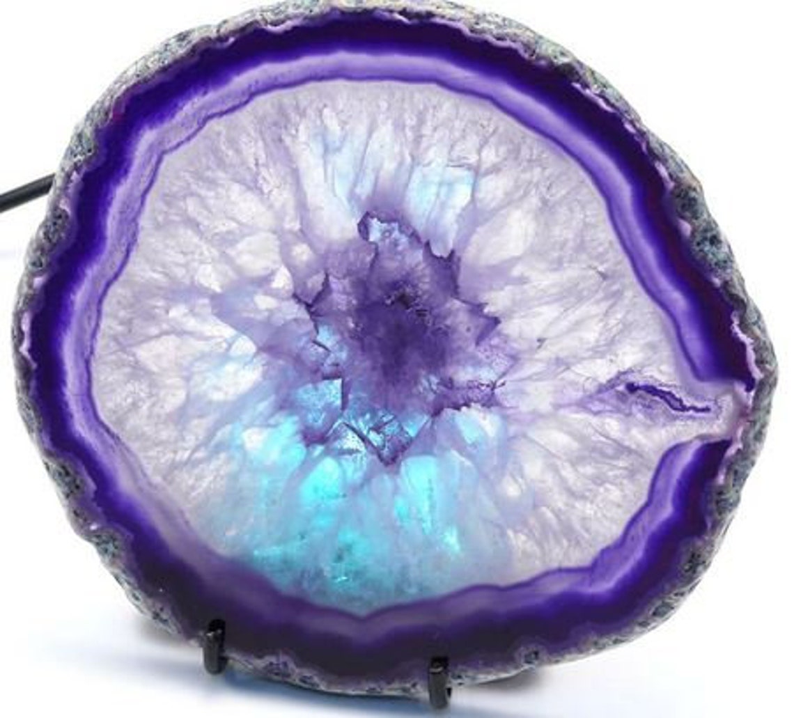 Irregular Druzy Geode Coaster Mold - Shiny Silicone / With Center Hole ...