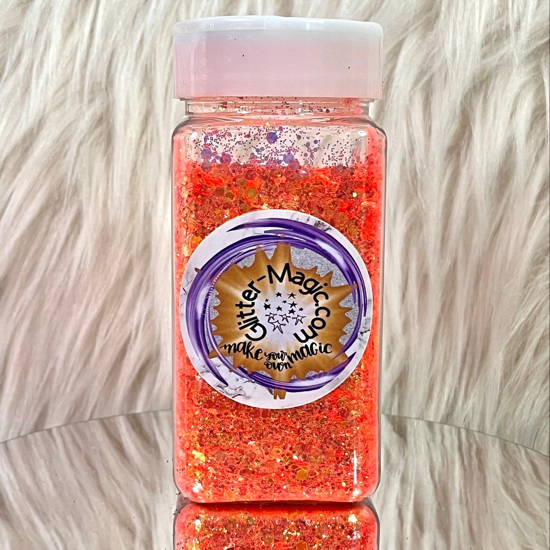 SOLAR FLARE Chunky to Fine Glitter Mix / LARGE 4oz. One or 2-pk / Color ...