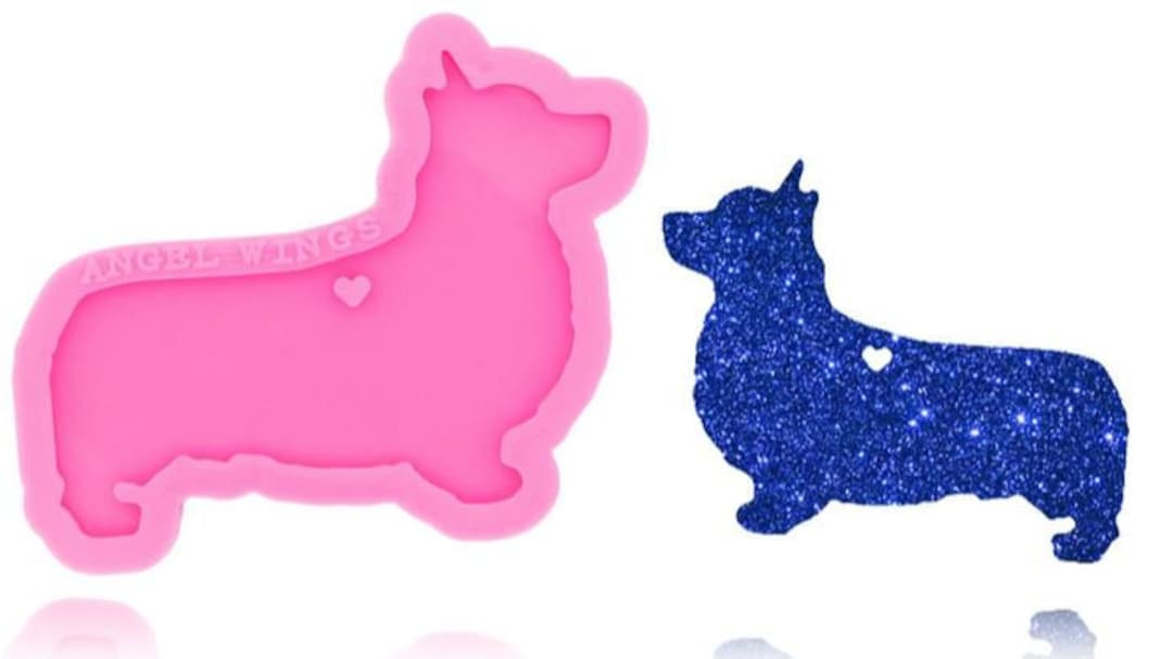 Corgi Mold - Shiny Silicone MOLD ONLY / Short Family Dog / DIY Keepsake ...