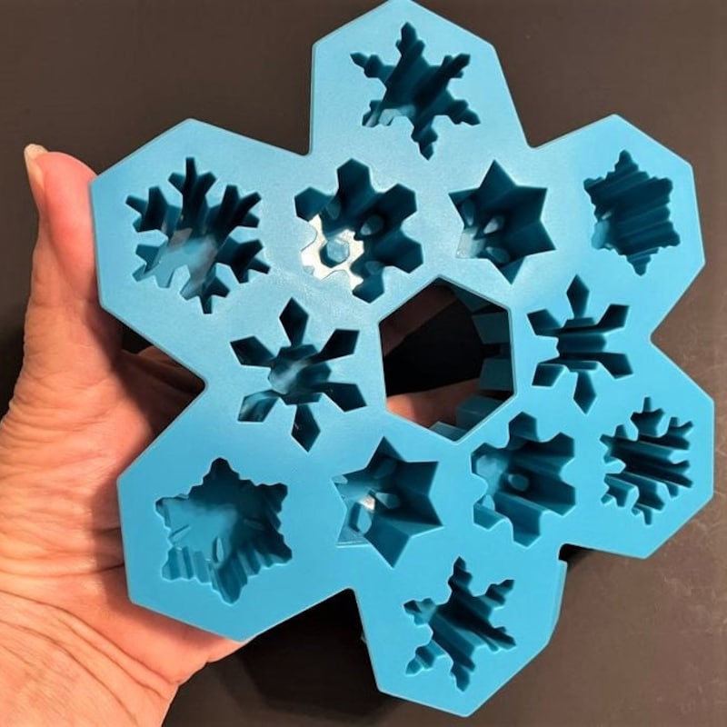 Chocolate Snowflake Mold - Etsy