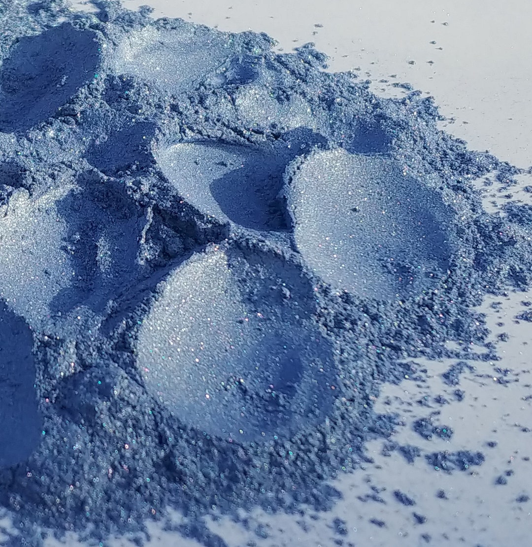 BLUE RIDGE Pigmented Mica Powder - Periwinkle Blue Shimmer Powder ...