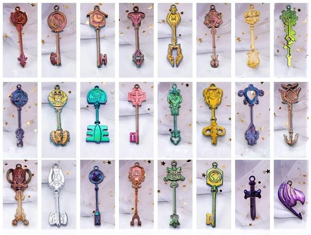 24-in-one Magic Keys Multi-mold - Clear Silicone / Embellishments ...