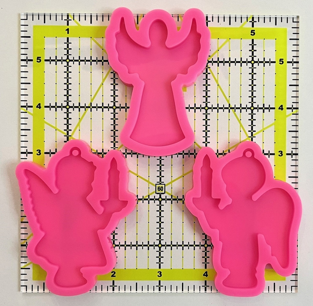 Angel Molds - Shiny Silicone / 3 Styles / DIY Jewelry / Fondant ...