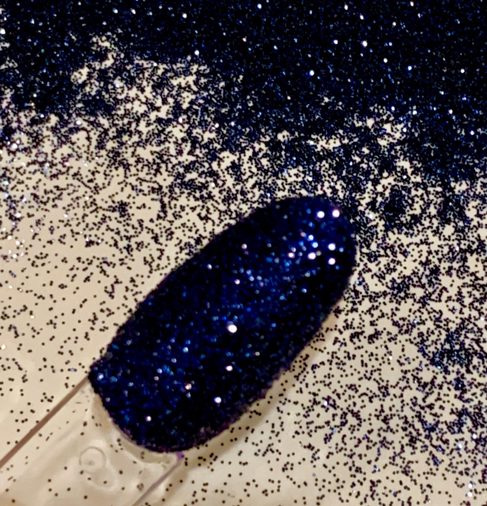 MIDNIGHT BLUE Ex-fine Blue/black Glitter 1/128" / 2.25 Oz Shaker Bottle ...