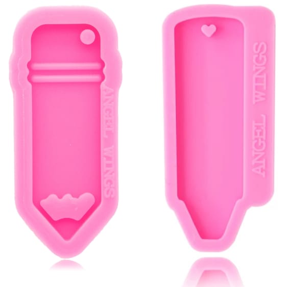 PENCIL or CRAYON Mold Shiny Silicone / Key Chain Key Fobs / - Etsy