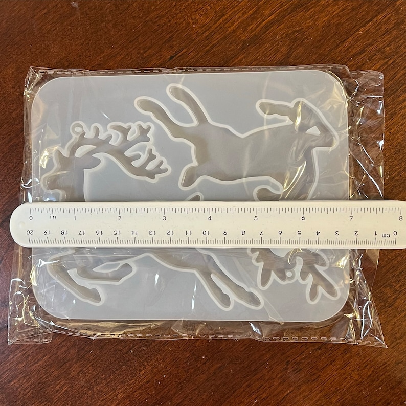 Fancy Dancing Reindeer Molds - Clear Shiny Silicone MOLD ONLY / 3 ...