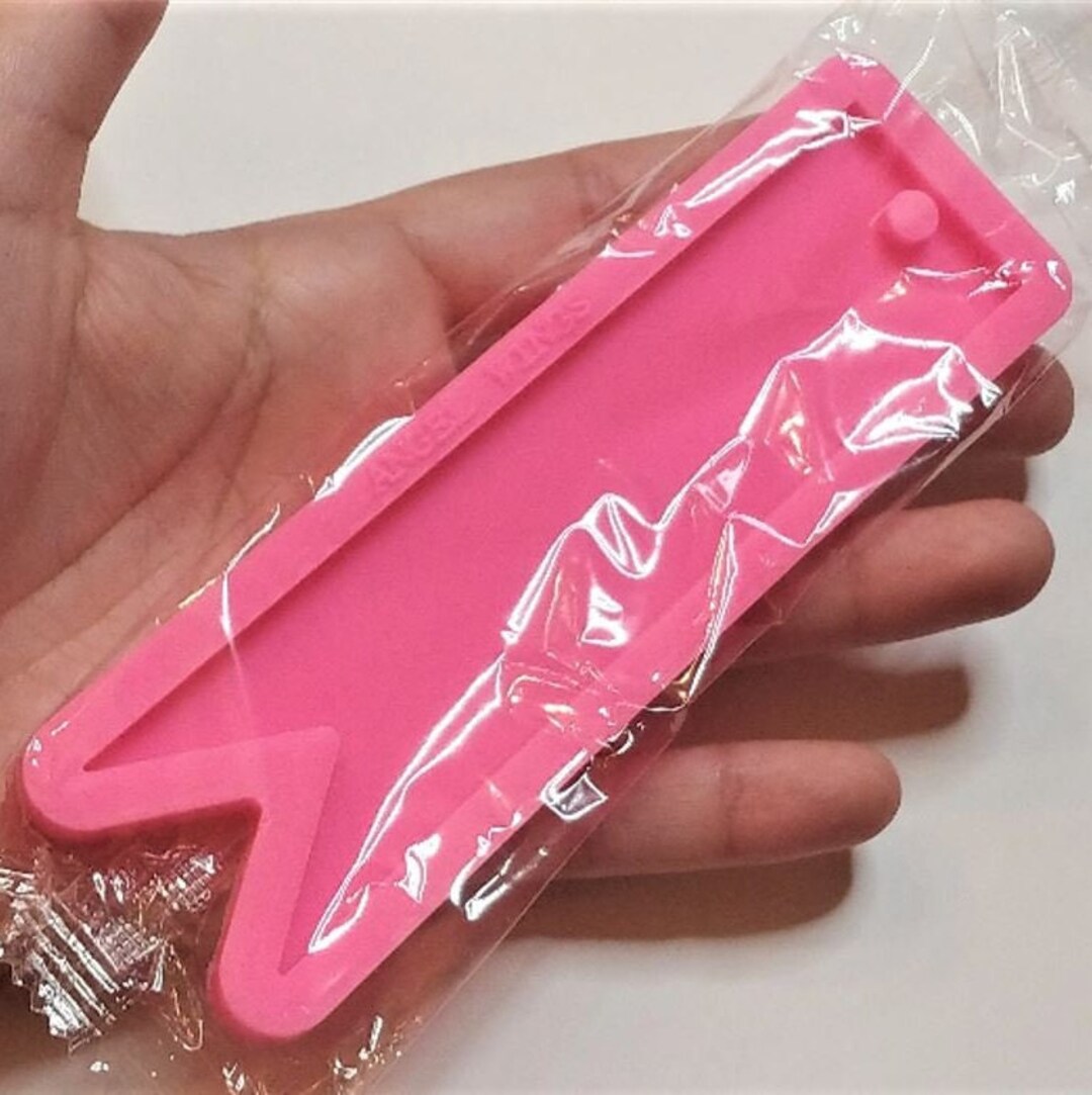 RIBBON BOOKMARK Mold - Shiny Silicone / DIY Customizable Key Chain ...