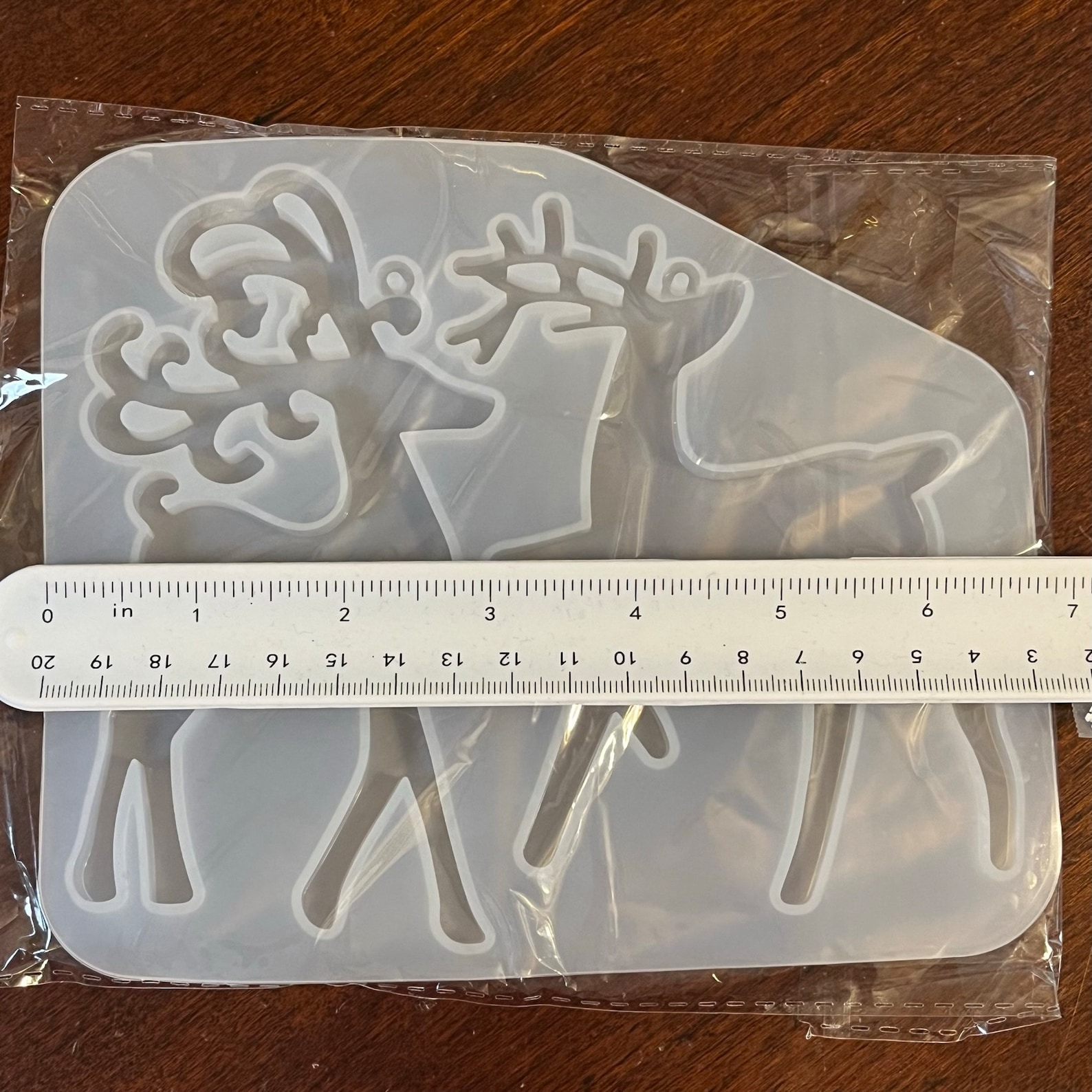 Fancy Dancing Reindeer Molds - Clear Shiny Silicone MOLD ONLY / 3 ...