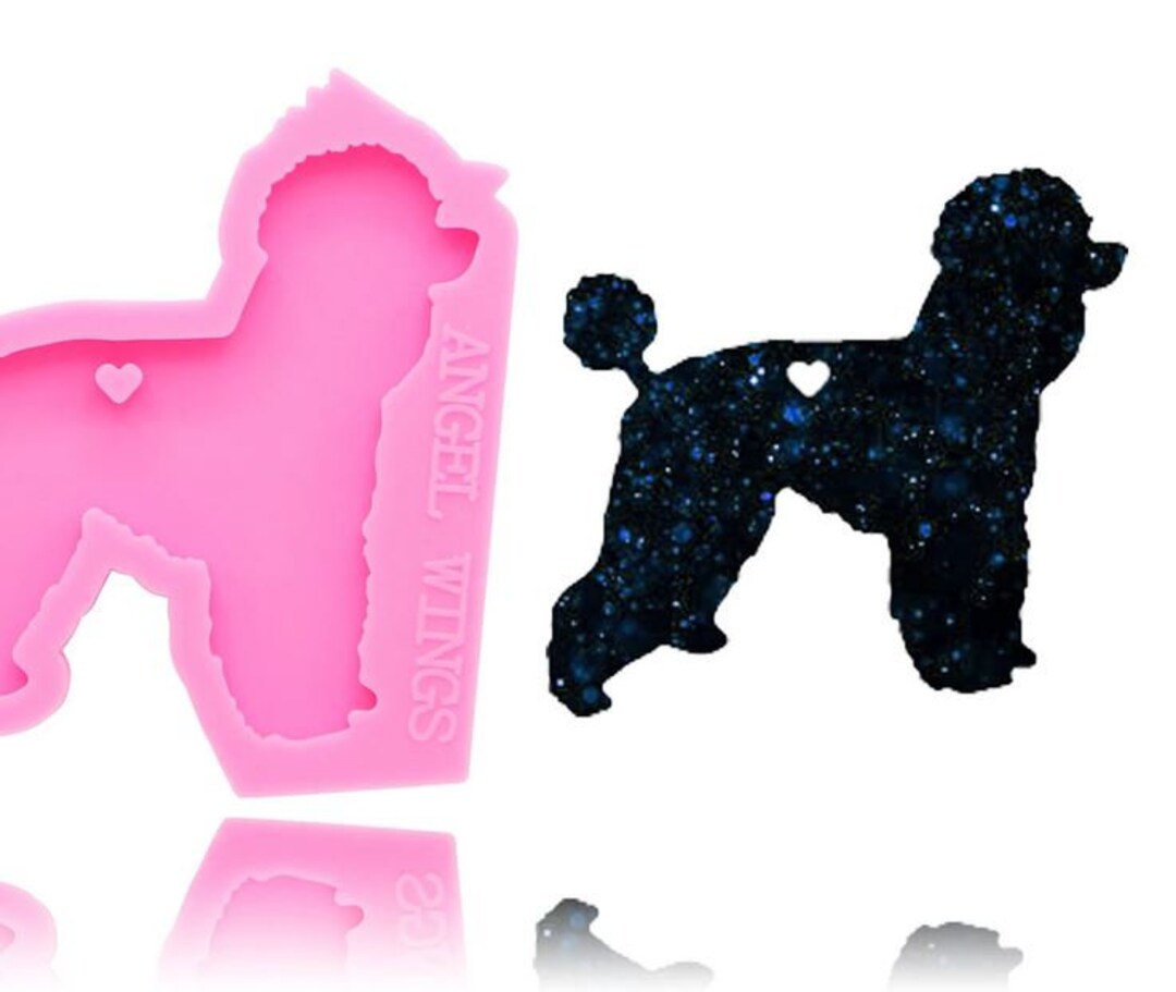 POODLE Mold - Shiny Silicone MOLD ONLY / D I Y Ornaments / Key Chain ...