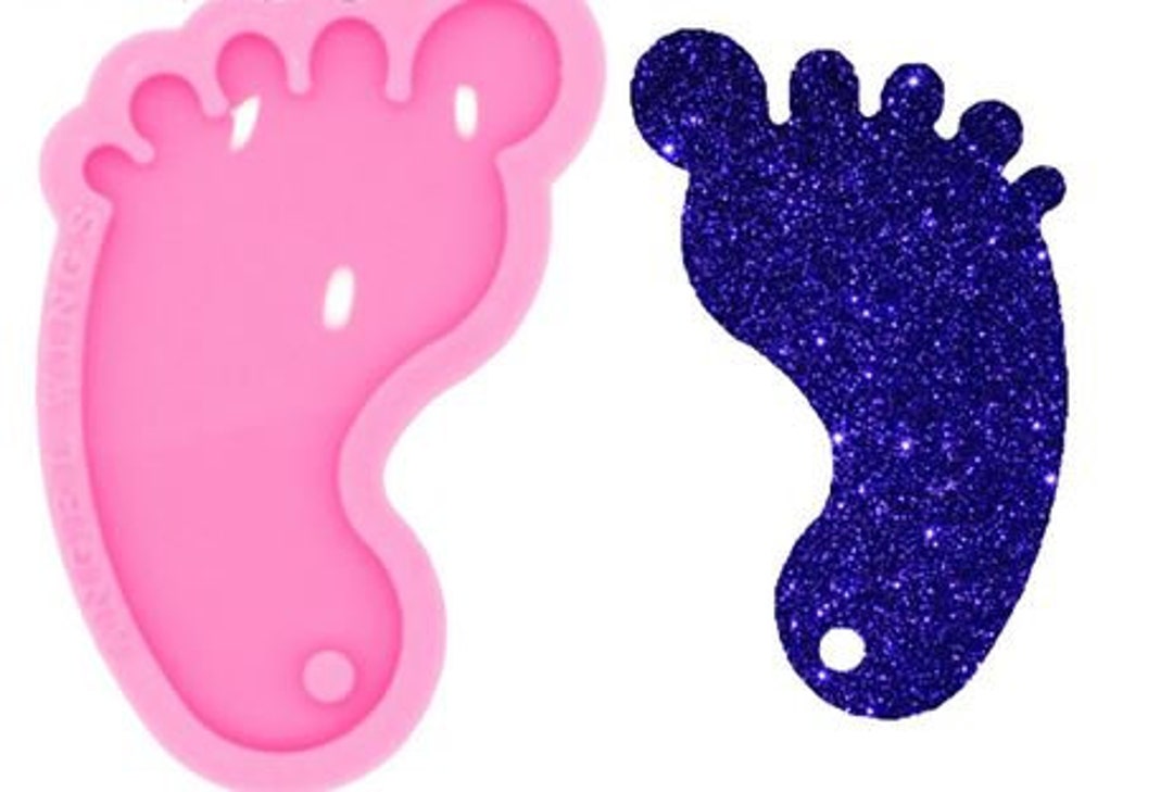 New! BABY STEPS Mold - Shiny Silicone / Food Safe / Gender Reveal ...