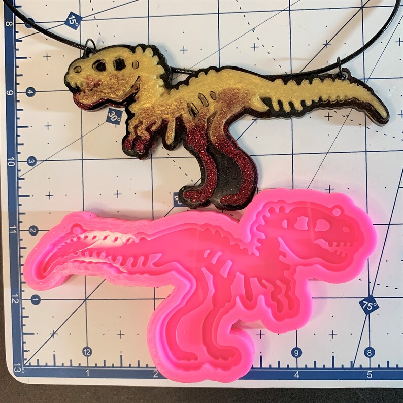 T-REX Tyrannosaurus Rex - Shiny Silicone MOLD ONLY / Dinosaurs / D I Y ...