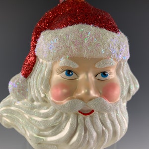Hand Painted Flying Beard Blown Glass Ornament Made in Poland - Etsy